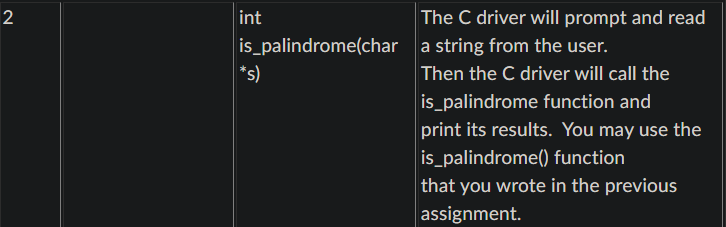 Solved This uses C driver code and the function should be | Chegg.com