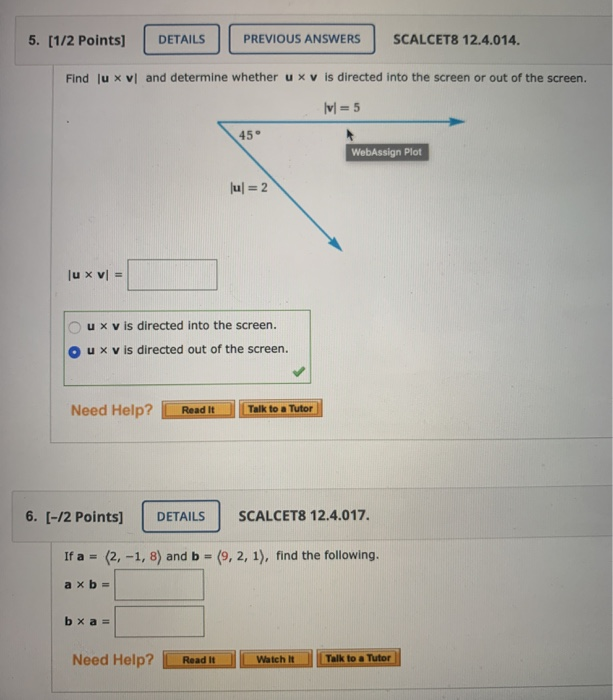 Solved 5. (1/2 points) DETAILS PREVIOUS ANSWERS SCALCET8 | Chegg.com