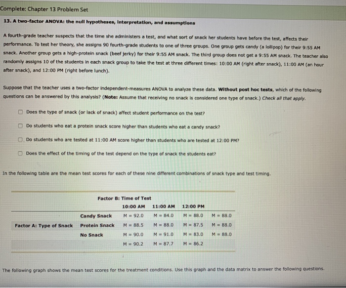 Solved Complete: Chapter 13 Problem Set 13. A two-factor | Chegg.com Solved Complete: Chapter 13 Problem Set 13. A two-factor | Chegg.com