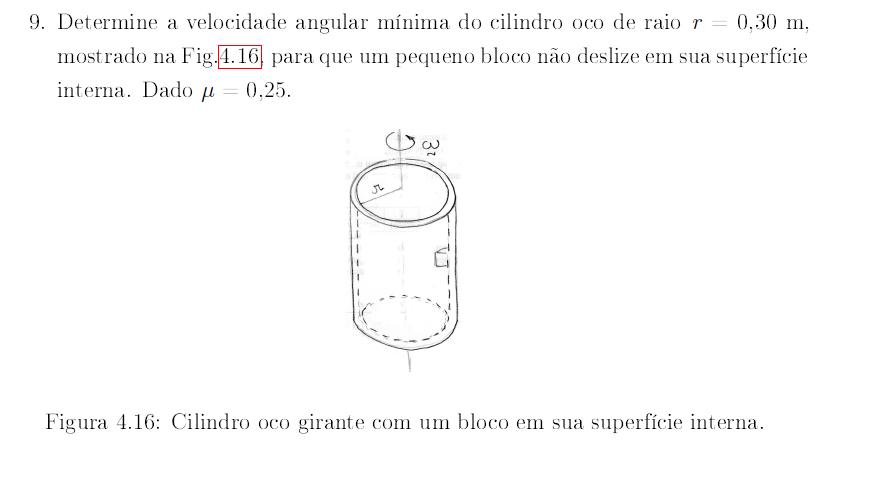 Solved Determine the minimum angular velocity of the hollow | Chegg.com