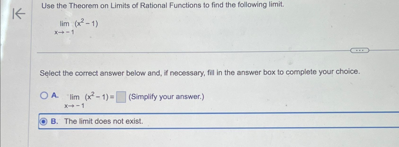 Solved Use the Theorem on Limits of Rational Functions to | Chegg.com