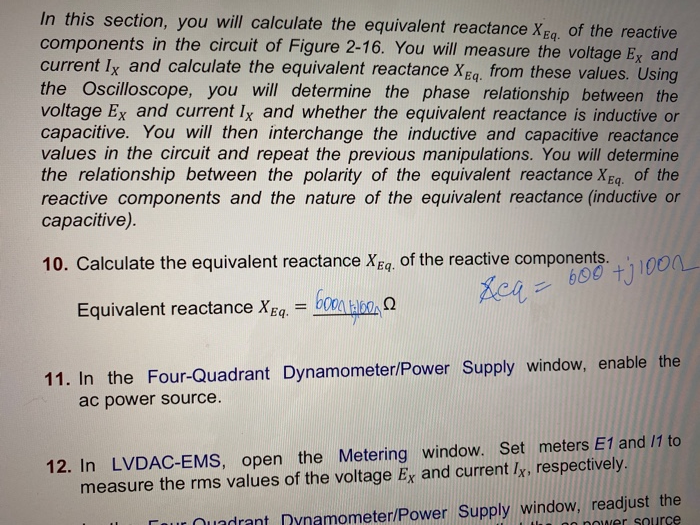 In this section, you will calculate the equivalent | Chegg.com