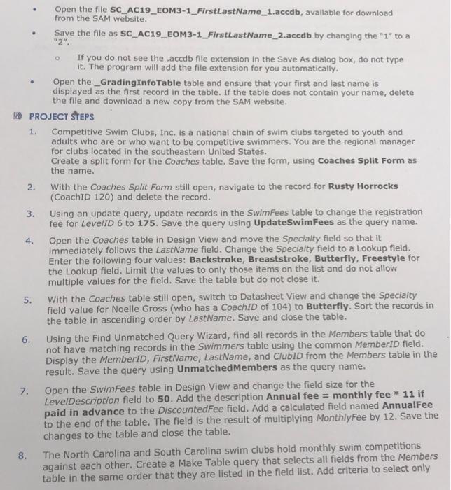 Solved module 3- please help!! not great with Access so I | Chegg.com