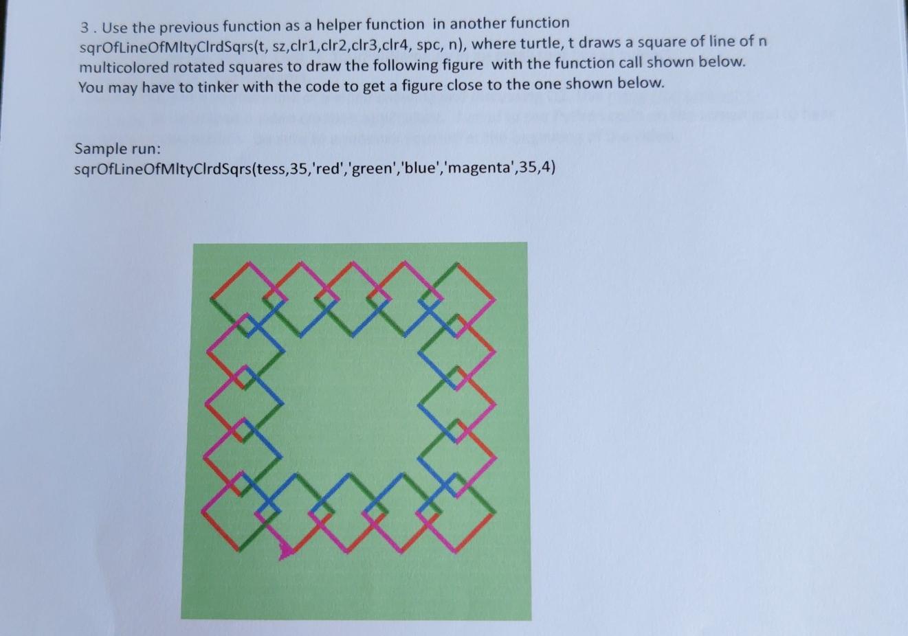 Solved 1. Write a function, | Chegg.com