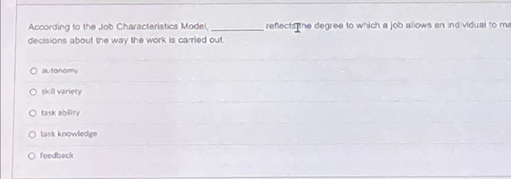 Solved According to the Jab Characteristics Model, | Chegg.com