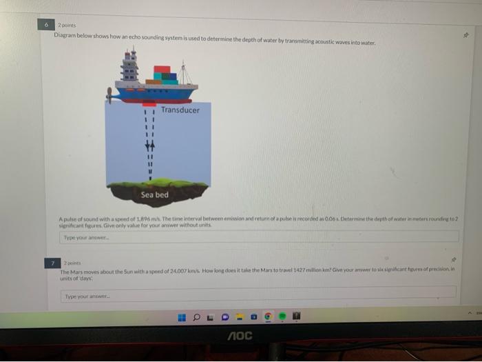 Solved 200 ins Diagram below thows how an echo | Chegg.com