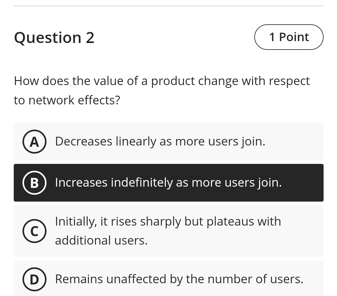 Solved Question 21 ﻿PointHow does the value of a product | Chegg.com