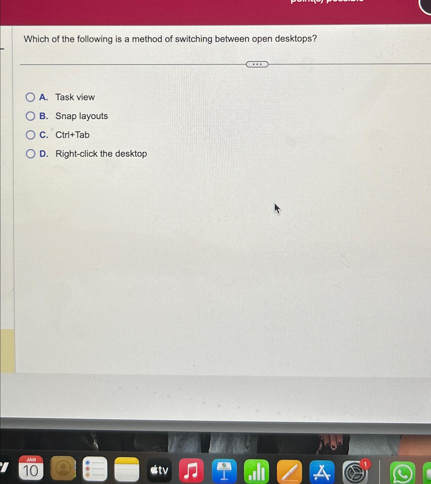 Solved Which of the following is a method of switching | Chegg.com
