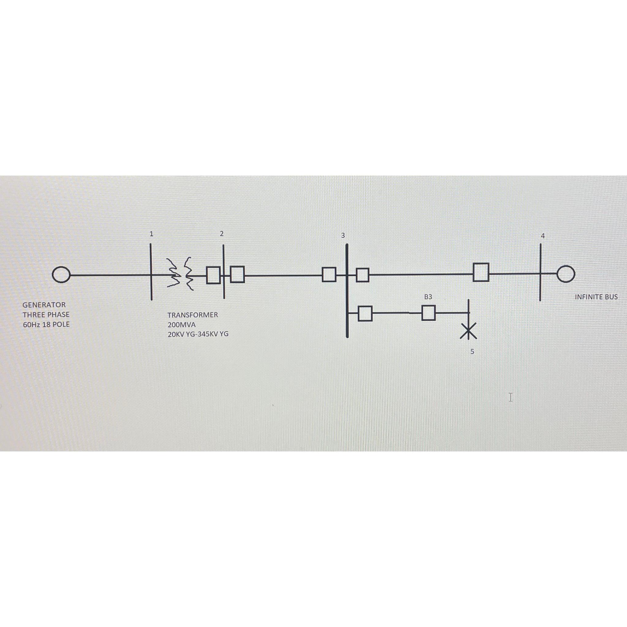 Solved Draw the single line diagram for this system there is | Chegg.com