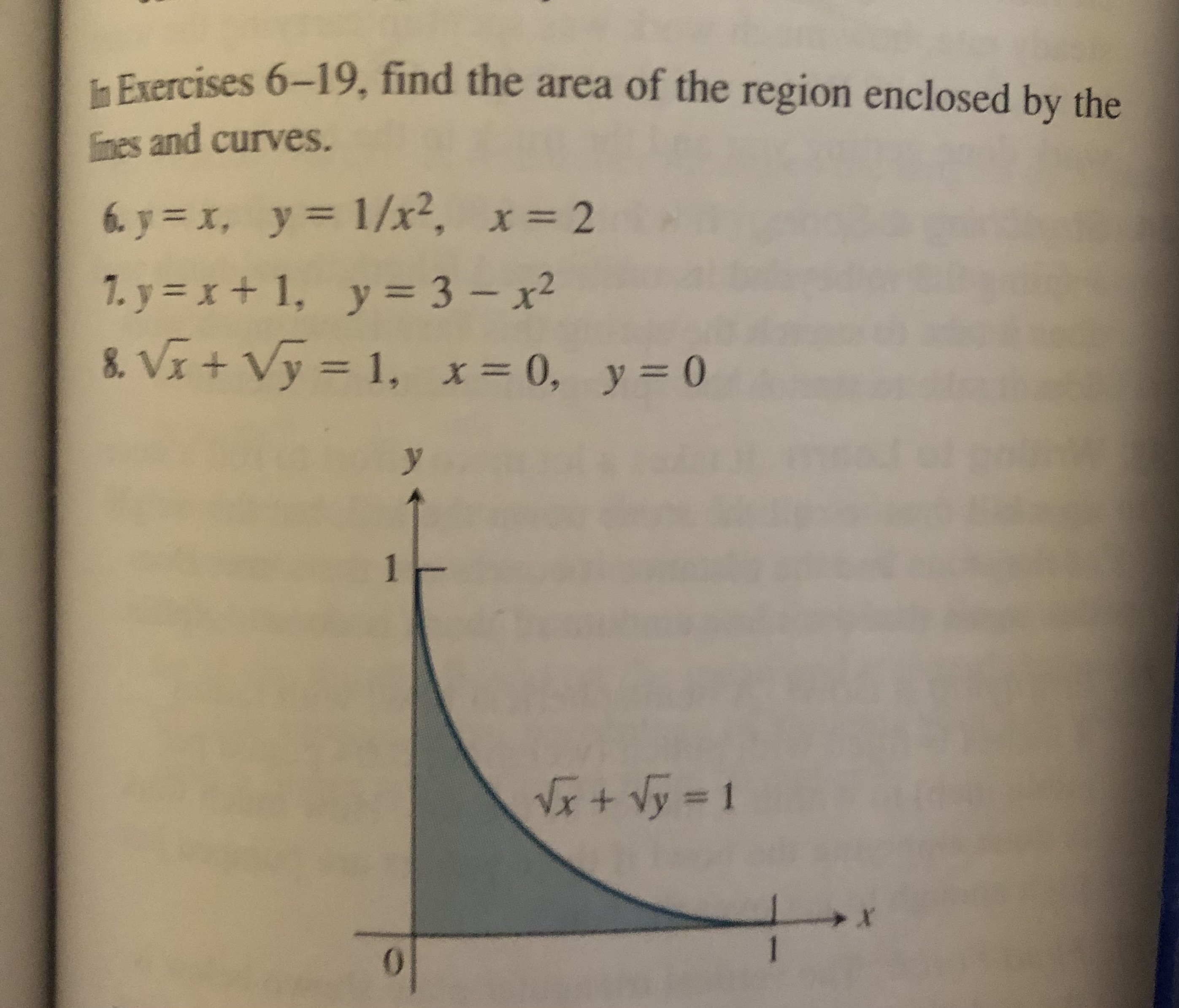 Solved In Exercises 6-19, ﻿find the area of the region | Chegg.com