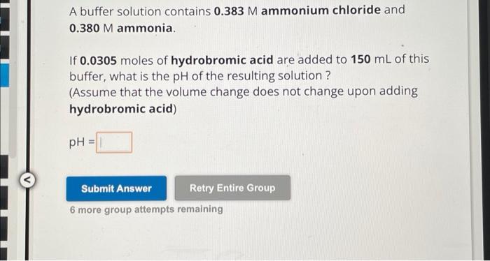 Solved please solve buffer plus acid/base. Calculate pH. | Chegg.com