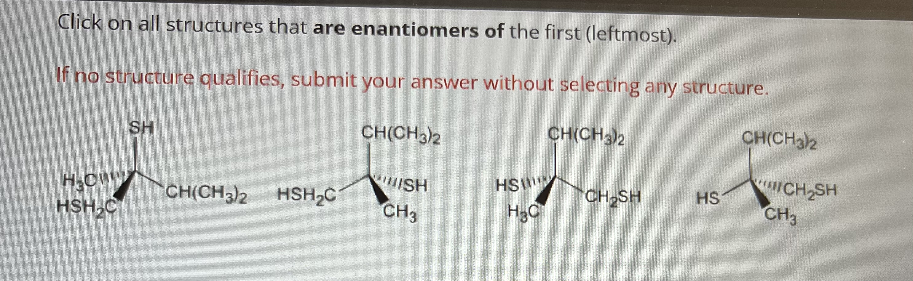 Solved click on all structures that are enantiomers of the | Chegg.com