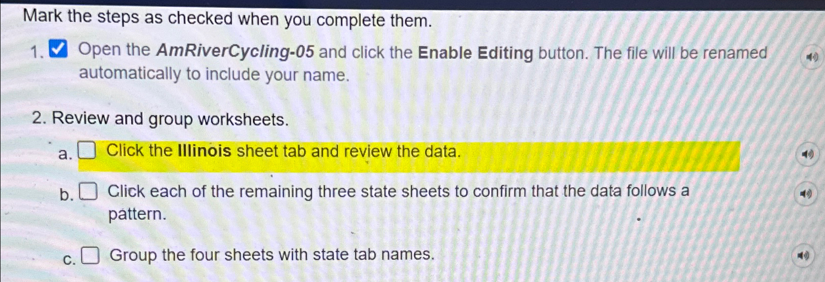 Solved Mark the steps as checked when you complete them.Open | Chegg.com