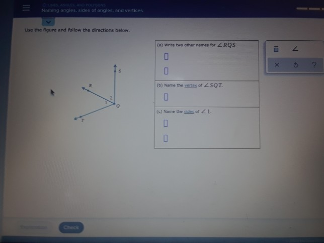 Solved III Noming angles, sides of angles, and vertices use | Chegg.com