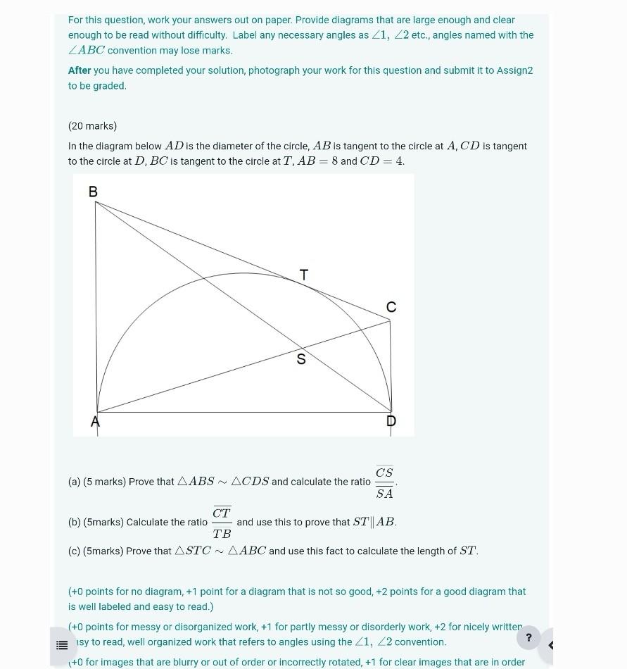 Solved For this question, work your answers out on paper. | Chegg.com