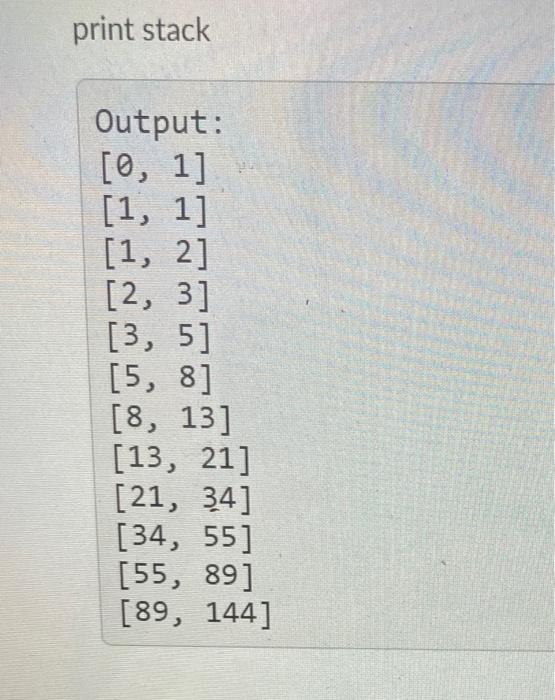 Solved Fibonacci numbers: The Fibonacci numbers are the | Chegg.com
