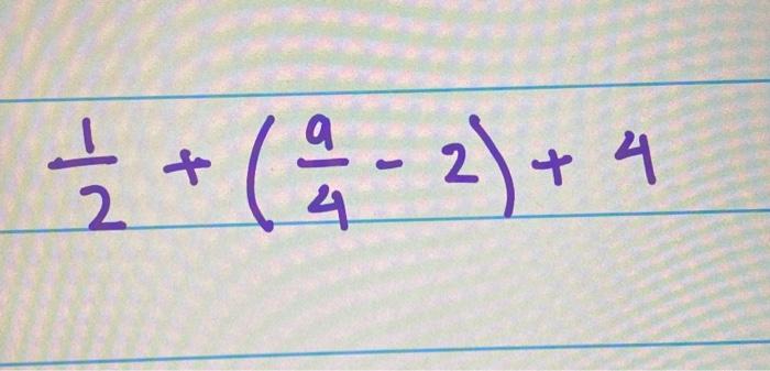 Solved simplify and explain please. The (9/4 -2) is 1/4 but | Chegg.com