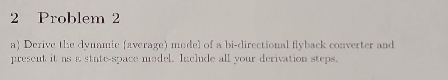 Solved A Derive The Dynamic Average Model Of A
