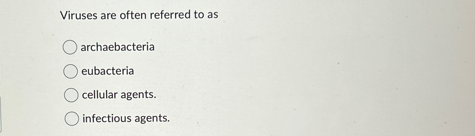 Solved Viruses are often referred to | Chegg.com