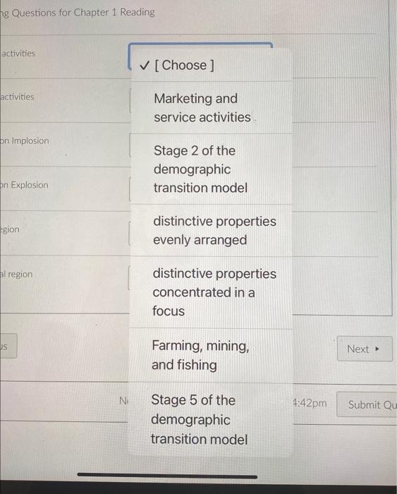 Matching Questions for Chapter 1 Reading Primary | Chegg.com