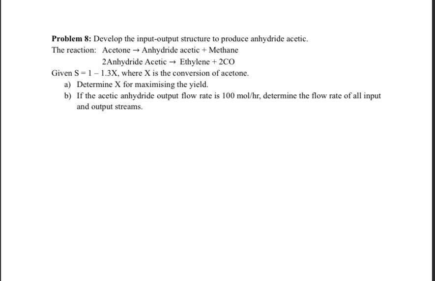 Problem 8: Develop the input-output structure to | Chegg.com