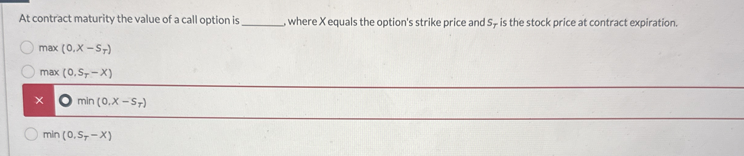 High Quality SOLUTION At contract maturity the value of a call option is | Chegg.com