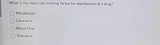 Solved What is the most rate limiting factor for | Chegg.com