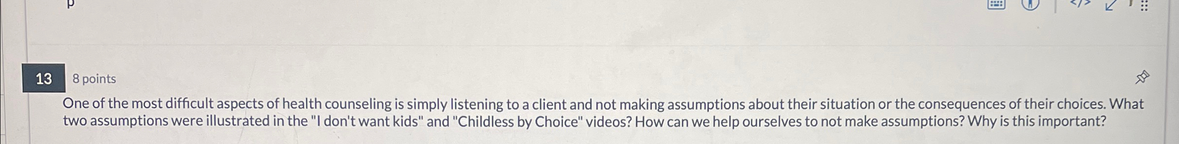 Solved 13 8 ﻿pointsOne of the most difficult aspects of | Chegg.com