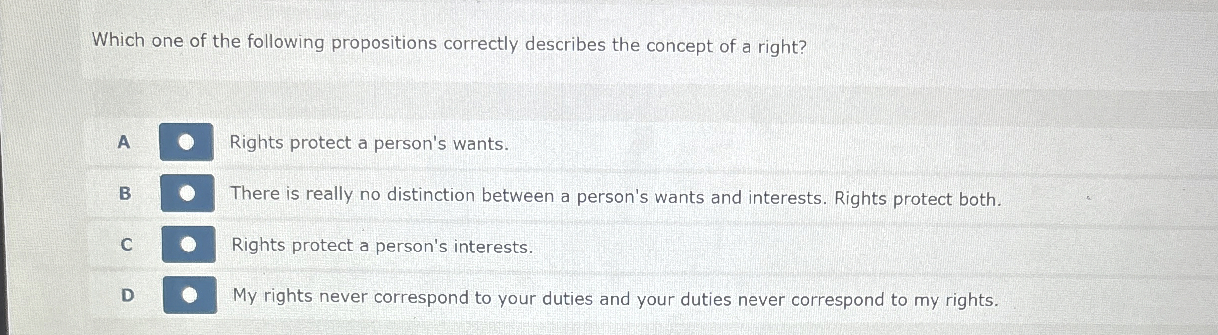 Solved Which one of the following propositions correctly | Chegg.com