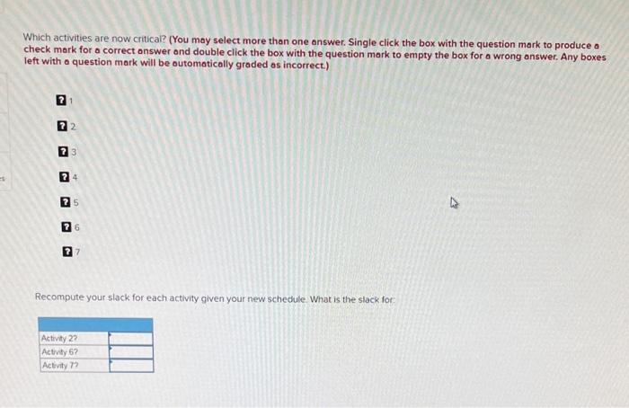 Solved EX8-4 (Static) Given the network plan that... Given | Chegg.com