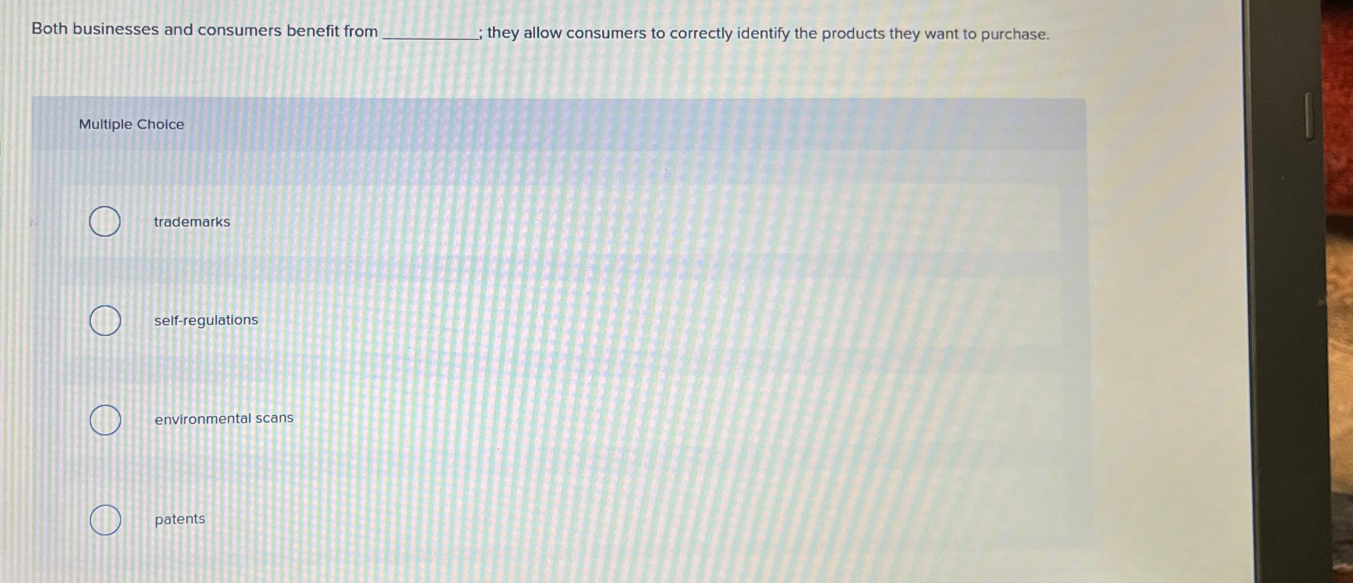Solved Both businesses and consumers benefit from ; they | Chegg.com