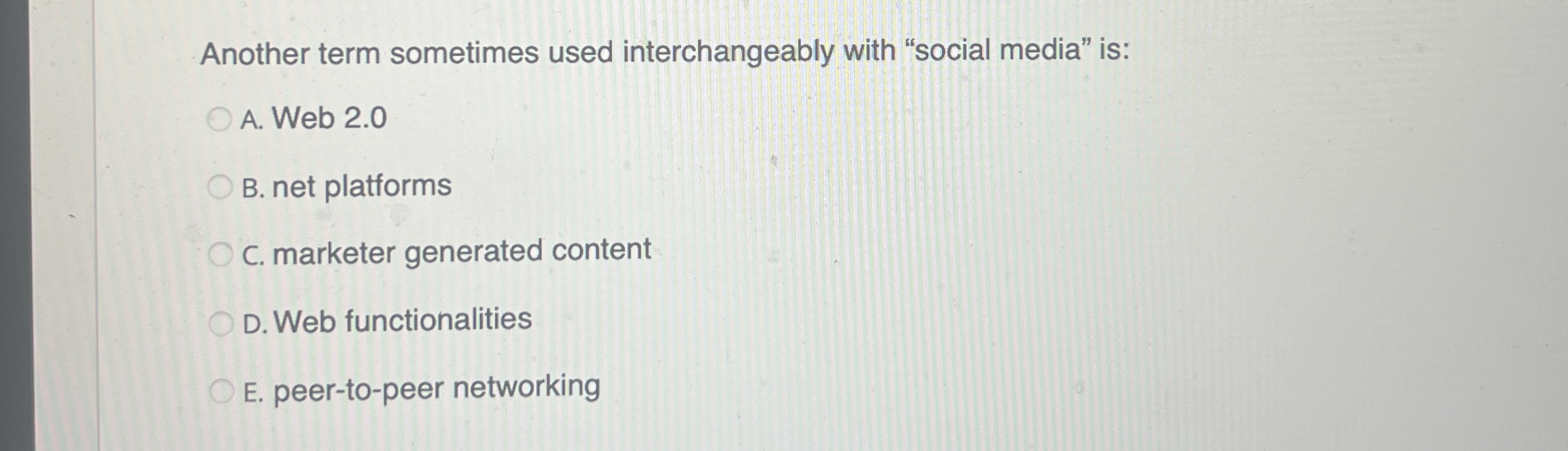Solved Another term sometimes used interchangeably with | Chegg.com