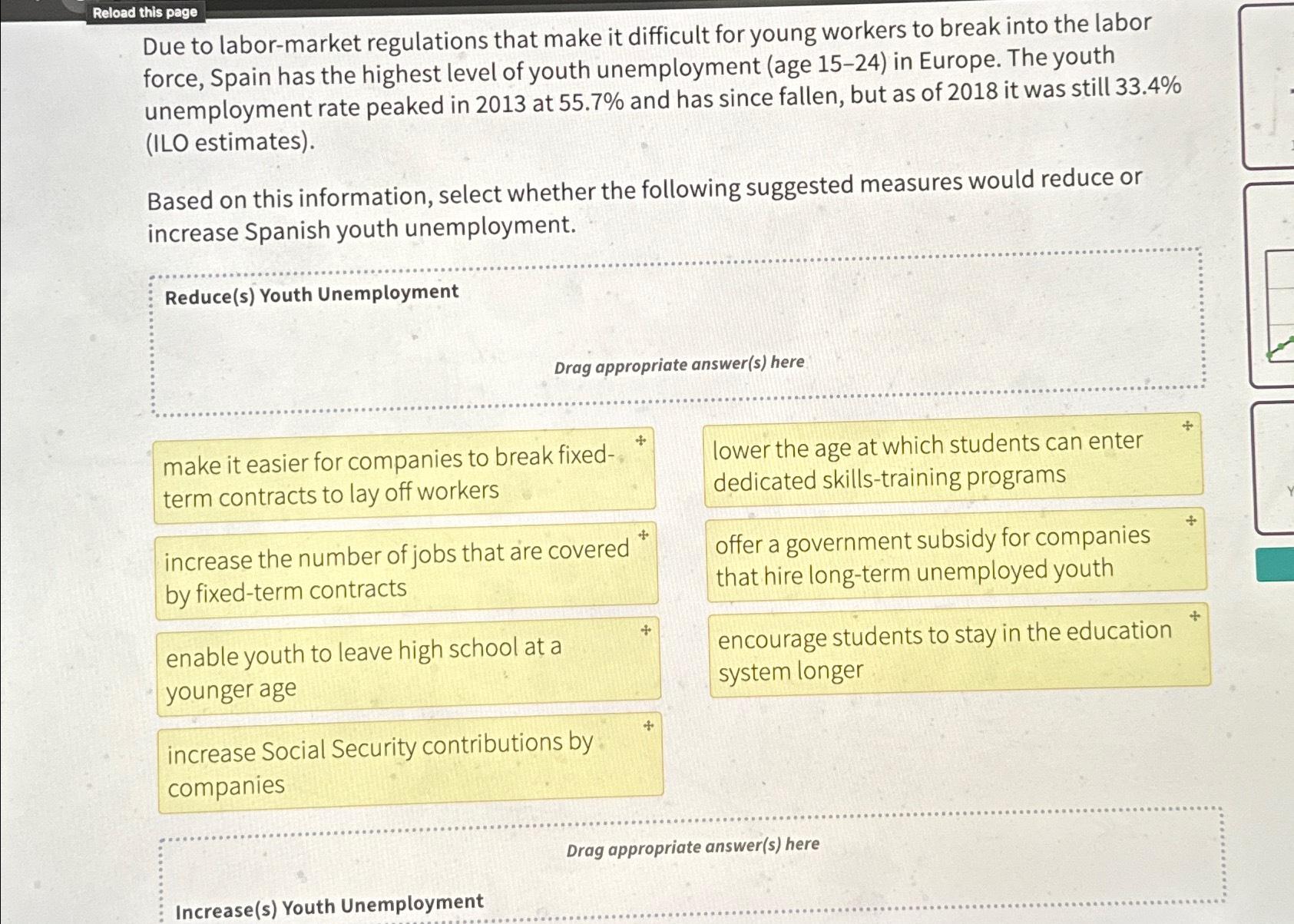 Solved Reload this pageDue to labor-market regulations that | Chegg.com