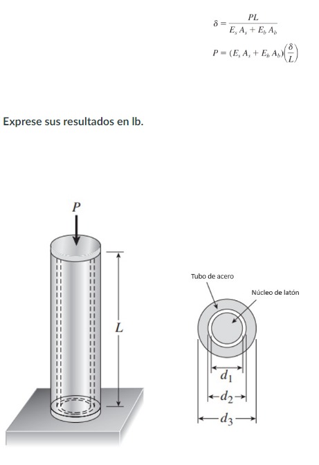 Solved El conjunto que se muestra en la figura consta de un | Chegg.com