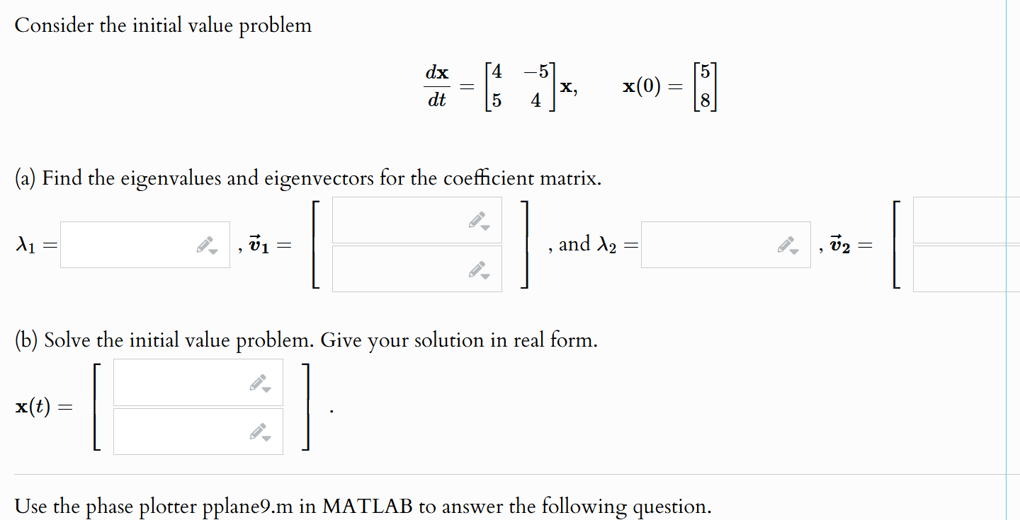 Solved Consider the initial value | Chegg.com
