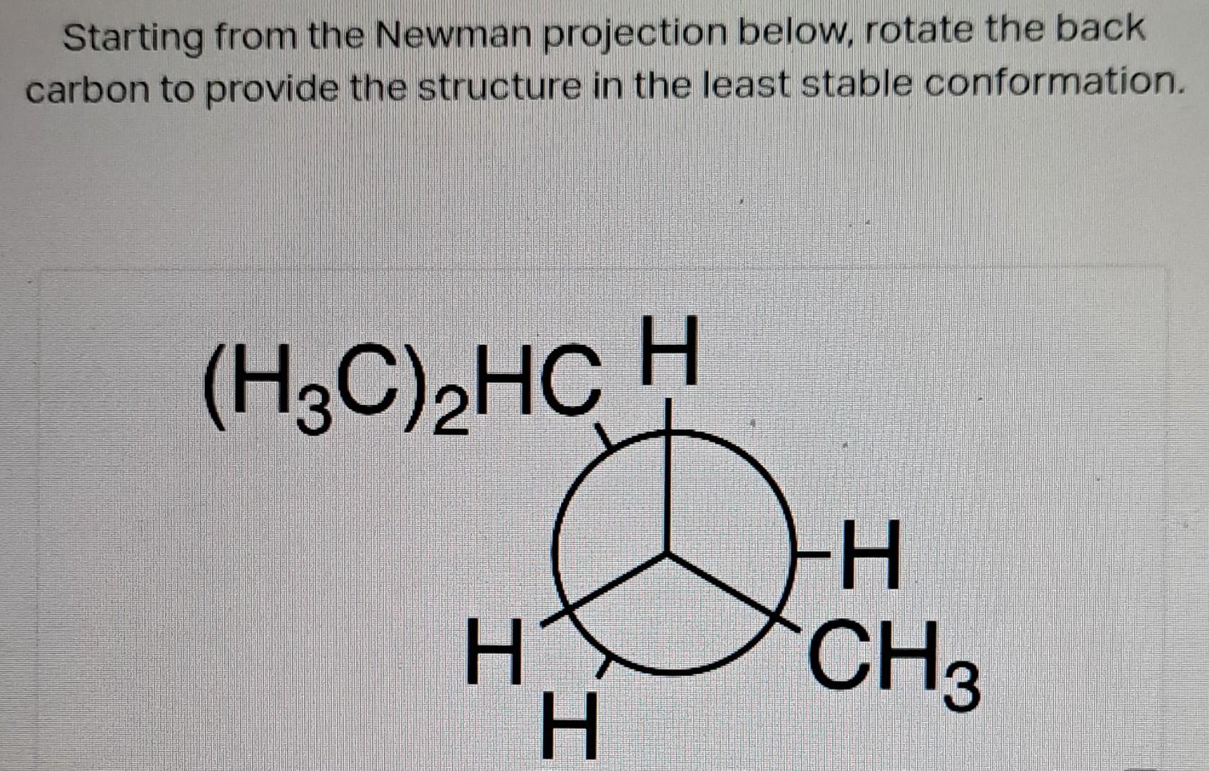 Solved Starting from the wedge-and-dash structure below | Chegg.com