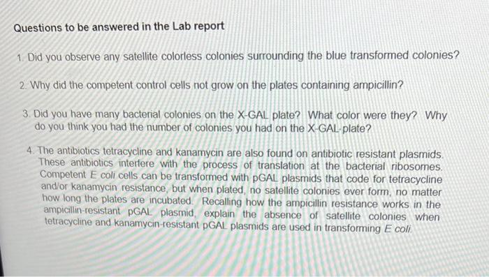 Solved Questions to be answered in the Lab report 1. Did you | Chegg.com