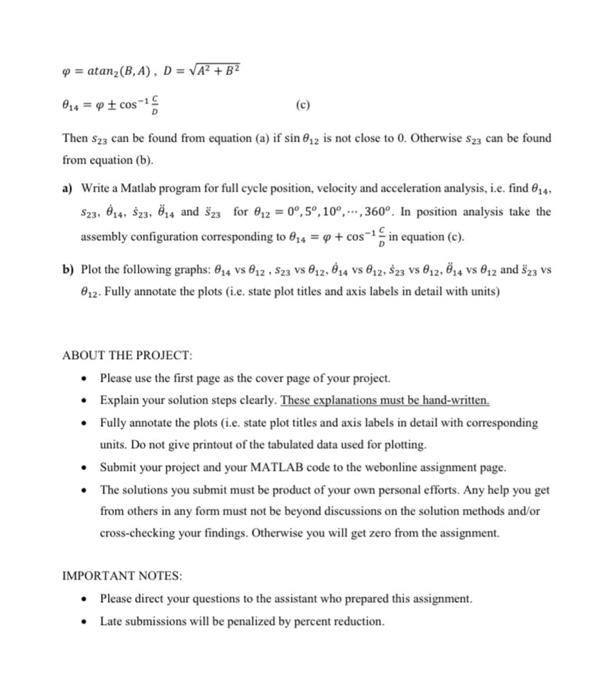 Solved Reconsider the inverted slider-crank mechanism of | Chegg.com