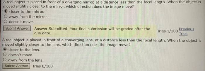 Solved A real object is placed in front of a diverging | Chegg.com