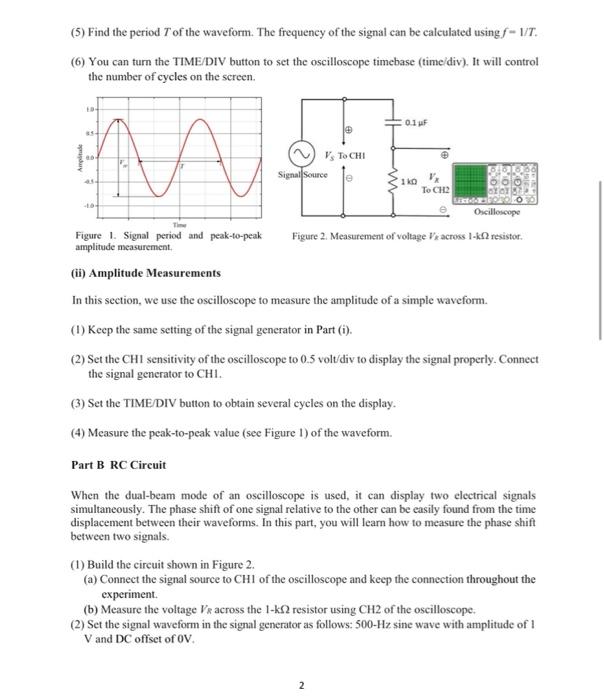 Solved Part A. Get familiar with oscilloscope In this part, | Chegg.com