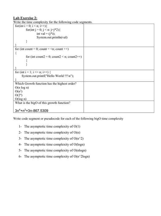 Solved Write code segment or pseudocode for each of the | Chegg.com Solved Write code segment or pseudocode for each of the | Chegg.com