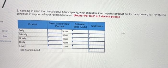 Solved Problem 9-6 Utilizing a Constrained Resource | Chegg.com