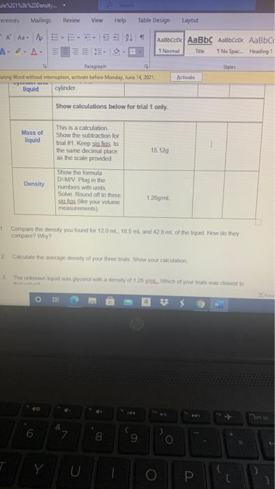 To keep using Word without interruption, activate | Chegg.com
