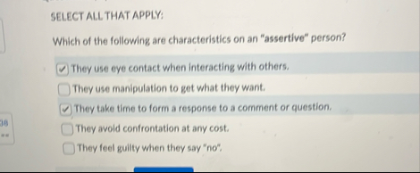 Solved SELECT ALL THAT APPLY:Which of the following are | Chegg.com