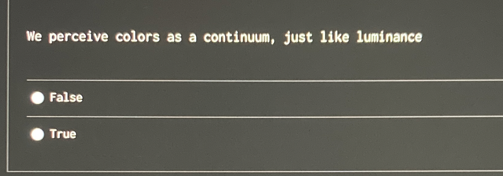 Solved We perceive colors as a continuum, just like | Chegg.com