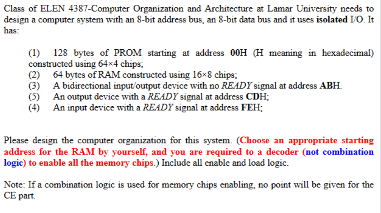 Solved Show the memory address range (i.e., ﻿the first | Chegg.com