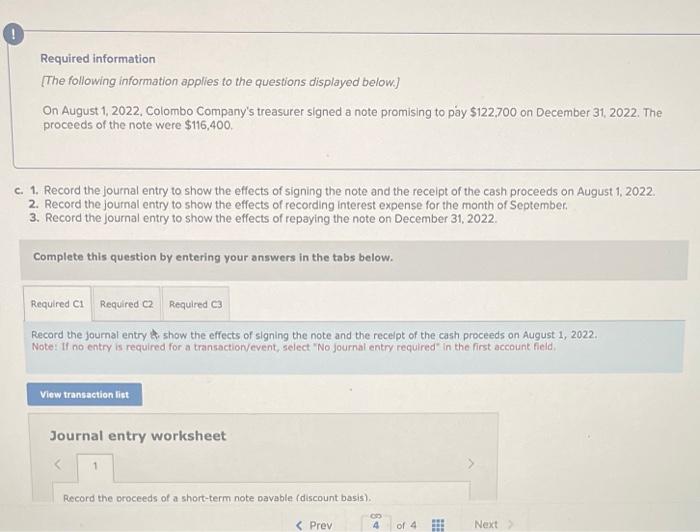 Solved Required information [The following information | Chegg.com