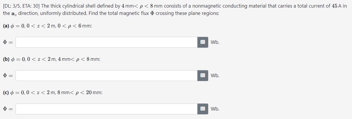 Solved [DL: 3/5, ﻿ETA: 30] ﻿The thick cylindrical shell | Chegg.com