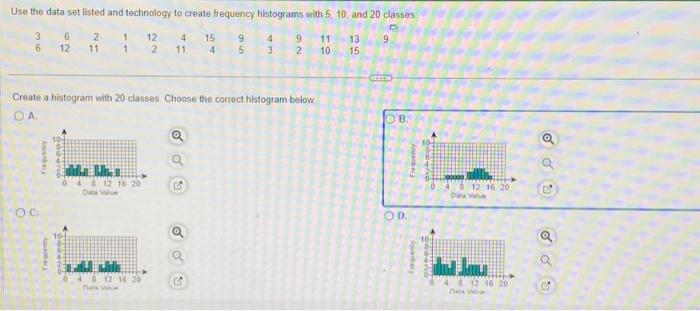 Solved Use the data set listed and technology to create | Chegg.com