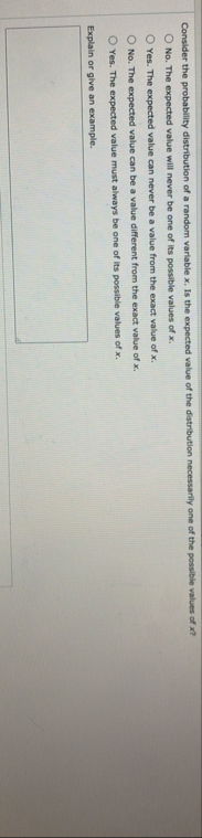 Solved Consider the probability distribution of a random | Chegg.com
